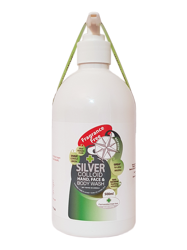 Silver Health Silver Colloid Hand, Face & Body Wash 500mL Or 1L, Fragr ...