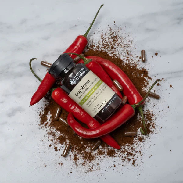 Nature's Sunshine Capsicum {Cayenne Pepper} 475mg, 100 Hard Capsules ...