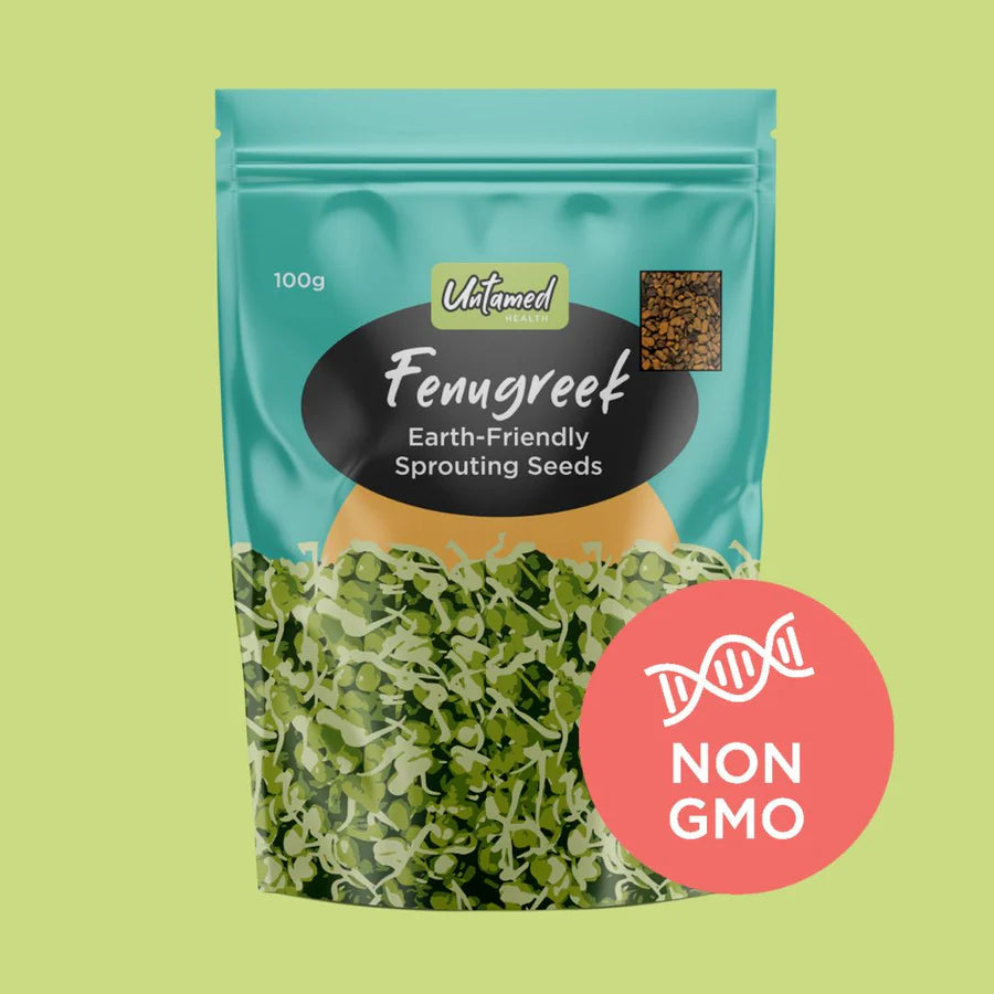 Untamed Health Earth-Friendly Sprouting Seeds 100g, Fenugreek Seeds ...