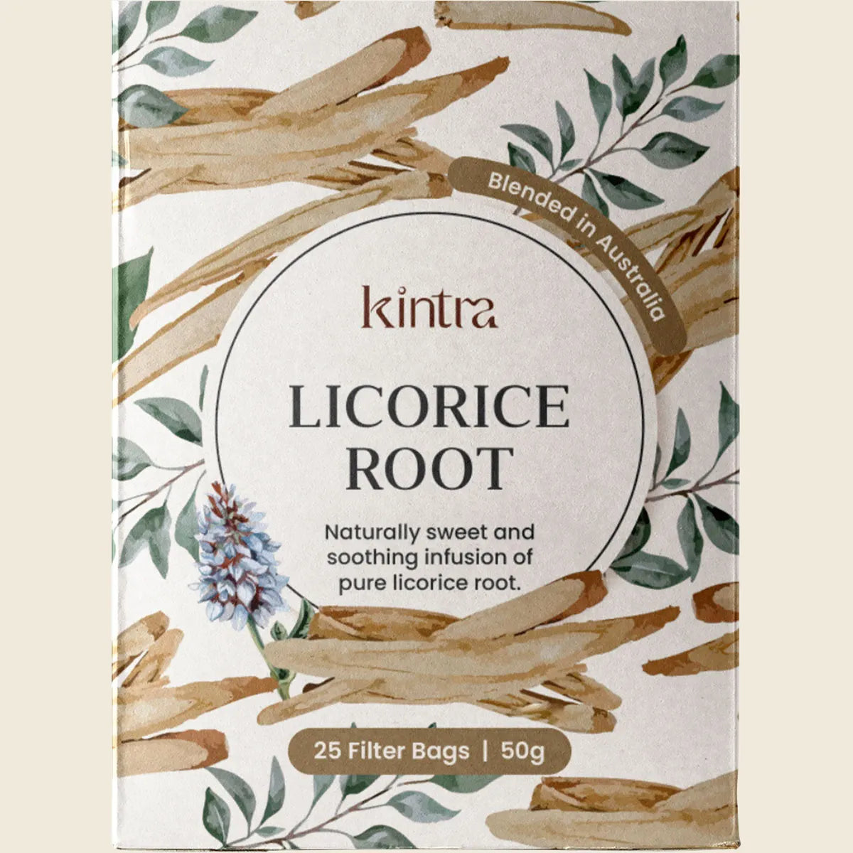 Kintra Herbal Tea Liquorice Root 25 Tea Bags, Naturally Sweet Comfort ...