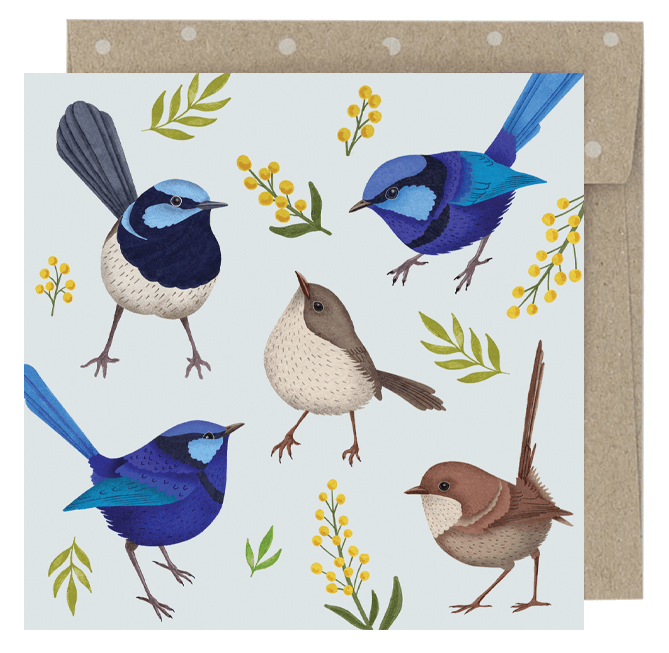 Earth Greetings Fairy Wonderland Mini Card, Negin Maddock Collection ...