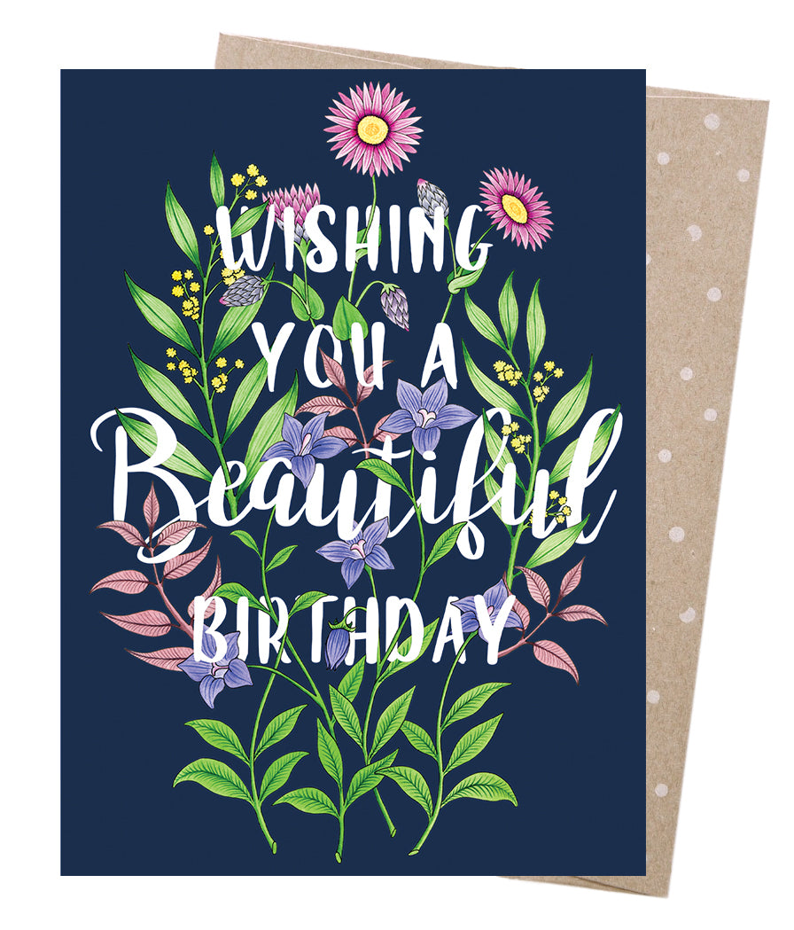 Earth Greetings Beautiful Birthday Card, Negin Maddock Collection (Inc ...