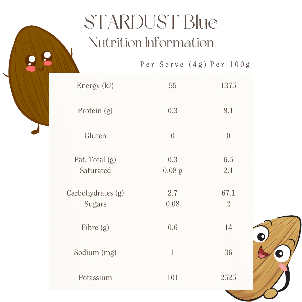 Mindful Foods Stardust Organic Nutrient Powder 100g Or 400g, Blue "Imm ...