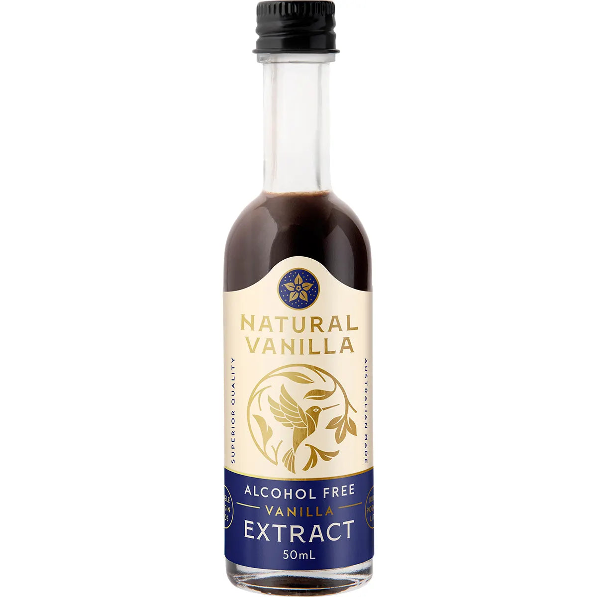 Natural Vanilla Company Alcohol Free Vanilla Extract 50mL, From Whole ...