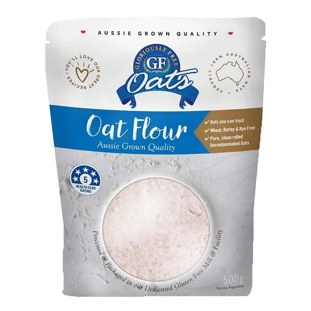 Gloriously Free Oat Flour 500g, Aussie Grown Quality & Clean Rolled Un ...
