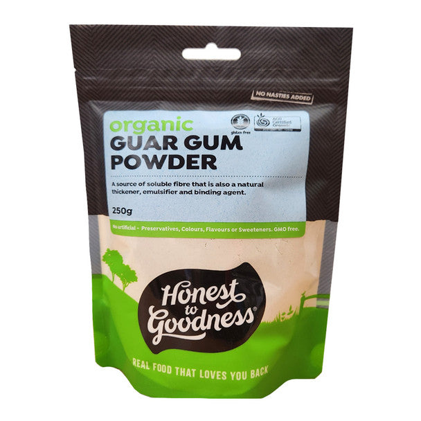 Honest To Goodness Organic Guar Gum Powder 250g, A Source Of Soluble F ...