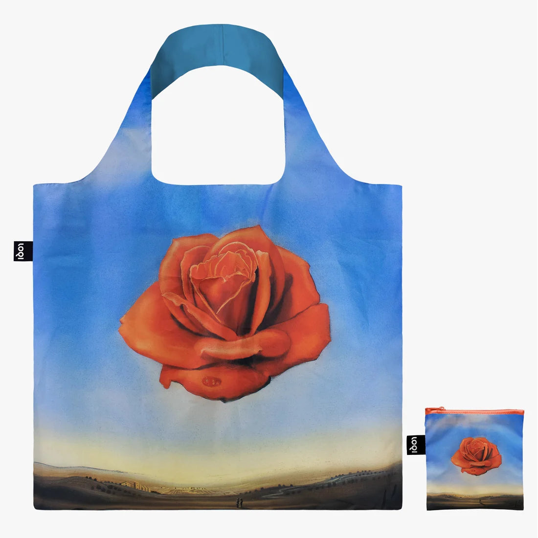 LOQI Shopping Bag, Meditative Rose By Salvador Dali – Health Nuts Australia
