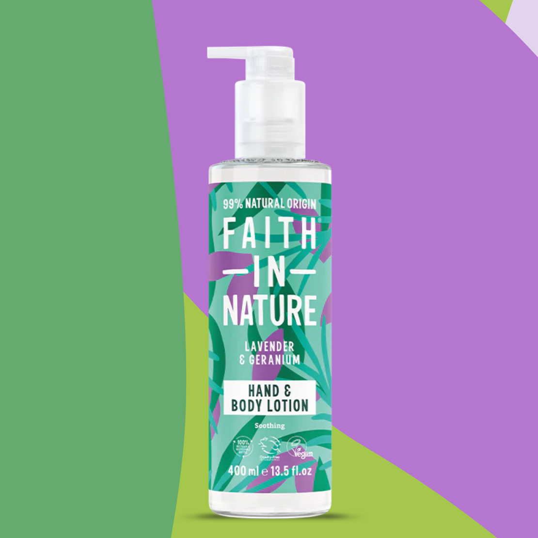 Faith In Nature Lavender & Geranium Hand & Body Lotion 400ml {Soothing ...