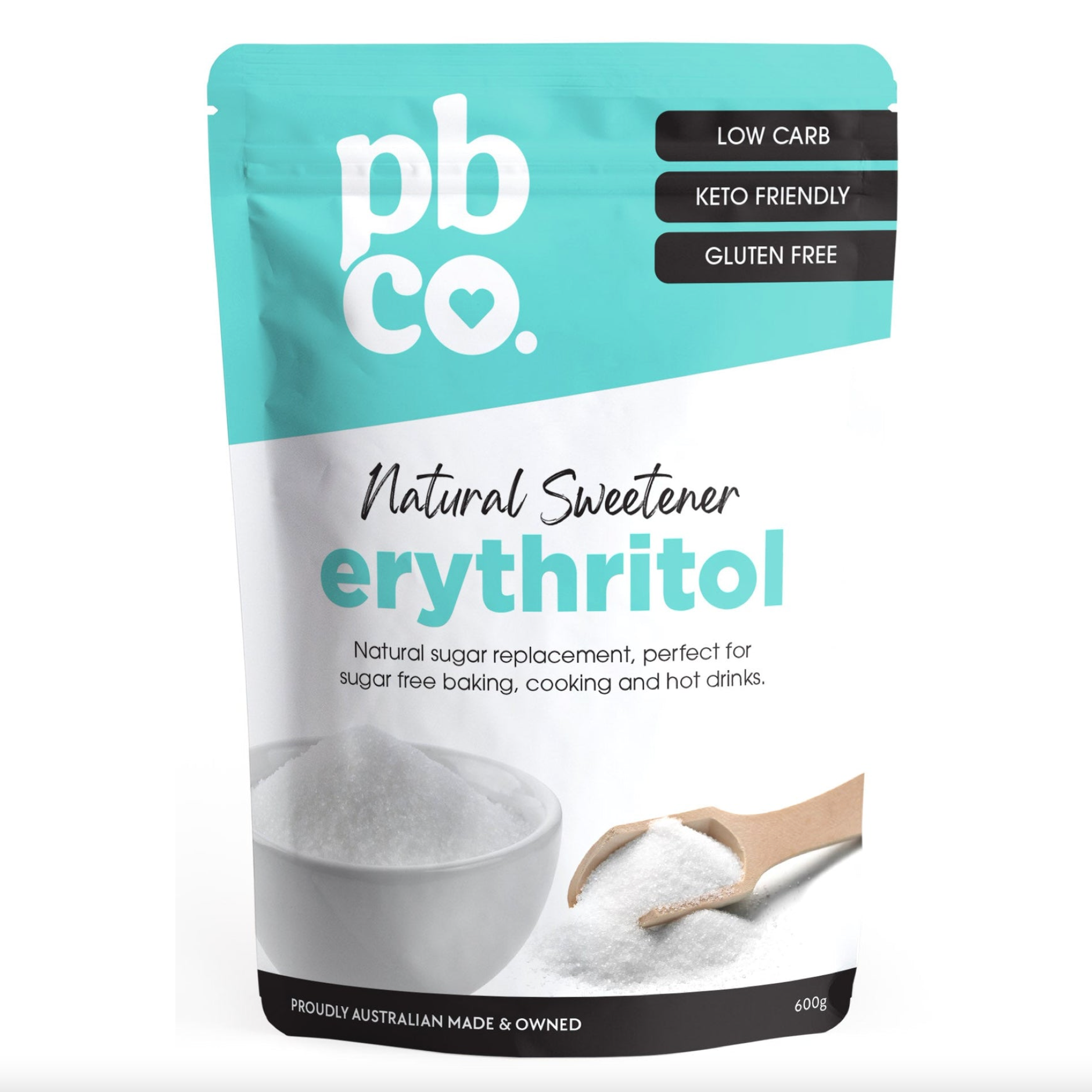 PBCo Natural Sweetener 600g, Erythritol – Health Nuts Australia