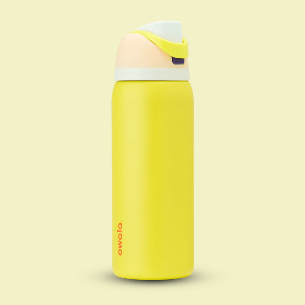 Owala FreeSip Stainless Steel Water Bottle 24oz, 32oz Or 40oz, Lemon L ...