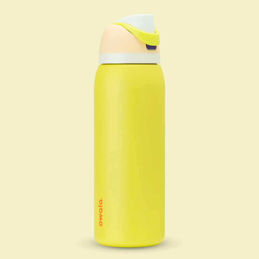 Owala FreeSip Stainless Steel Water Bottle 24oz, 32oz Or 40oz, Lemon L ...