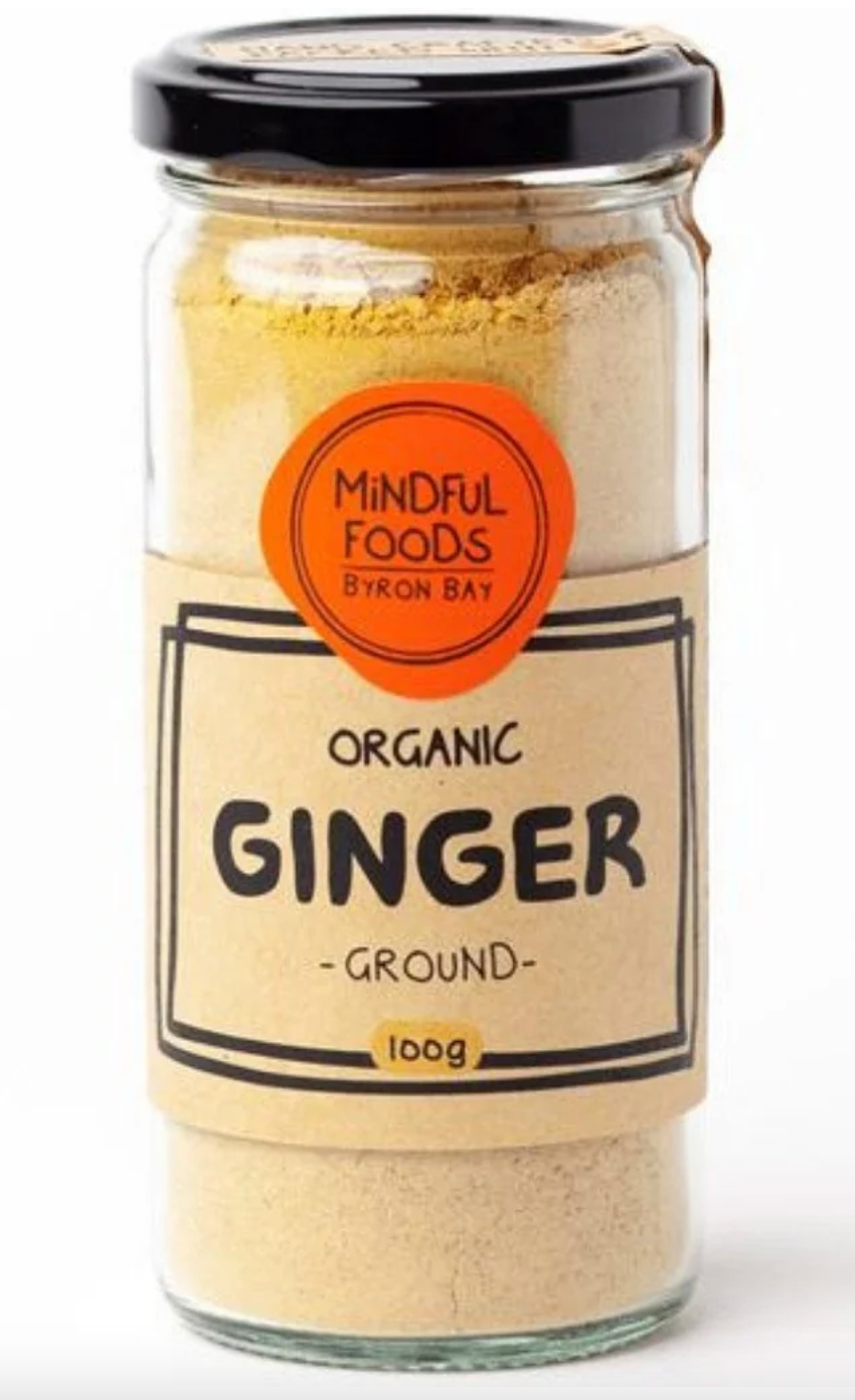 Mindful Foods Ginger Ground 90g, Certified Organic – Health Nuts Australia