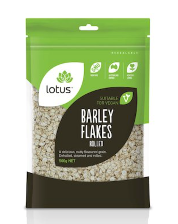 Lotus Rolled Barley Flakes 500g, A Delicious Nutty Flavoured Grain ...