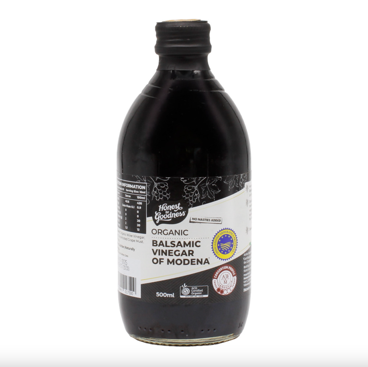 Honest To Goodness Organic Balsamic Vinegar Of Modena 500mL, Product O ...