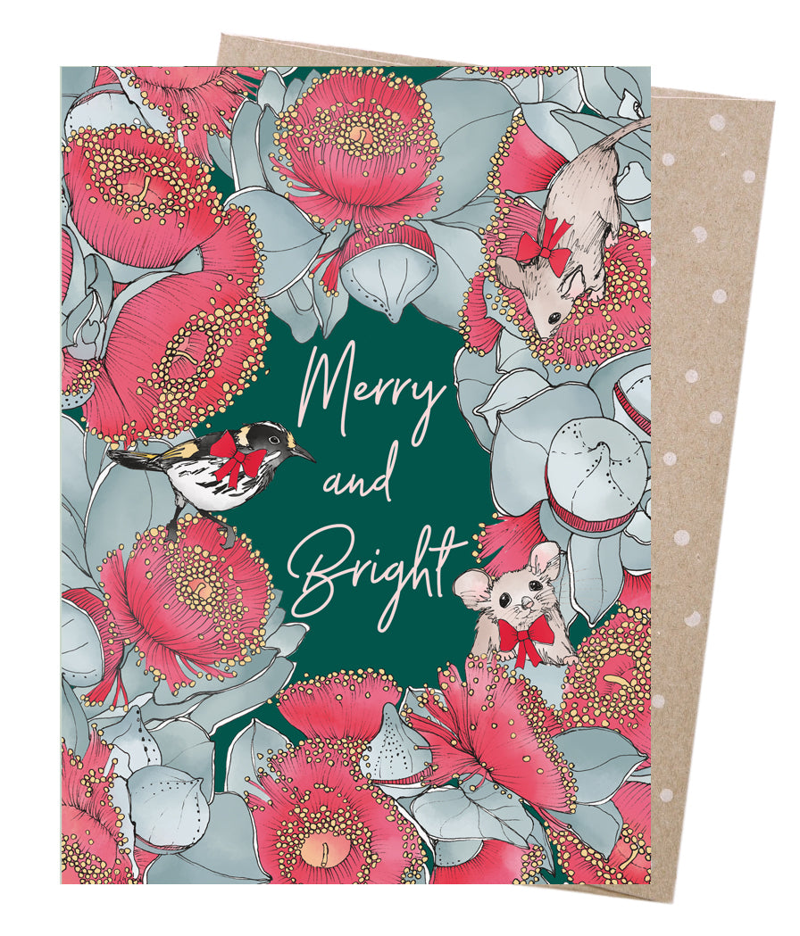 Earth Greetings Merry Mottlecah Card, Victoria McGrane Collection (Inc ...