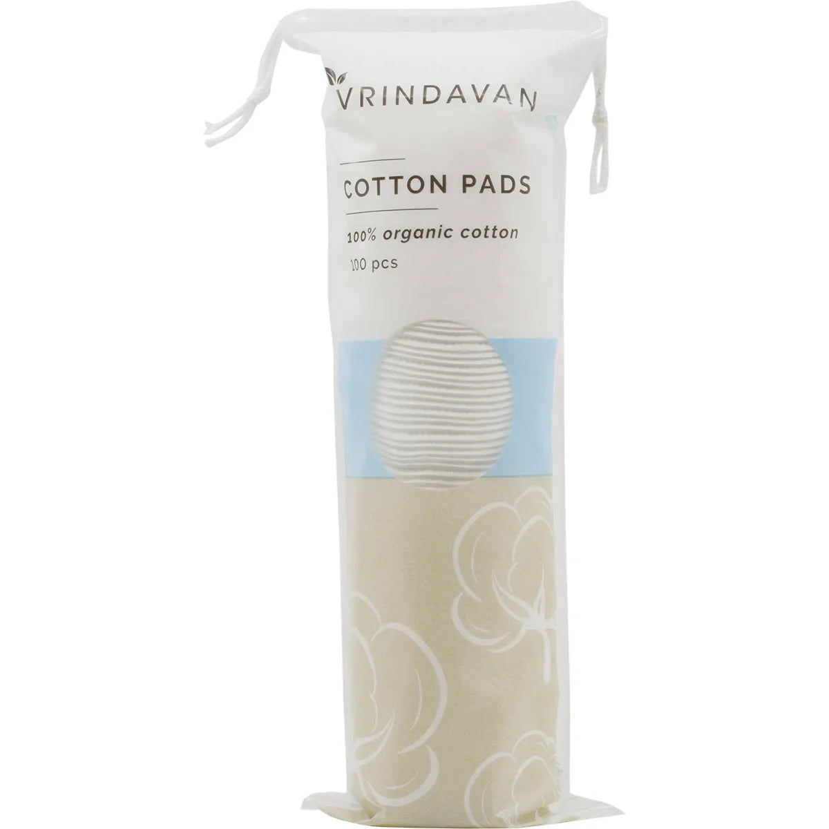 Vrindavan Certified Organic Cotton Pads 100 Pcs, Hypoallergenic & Chem ...