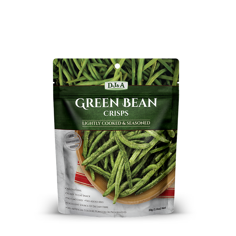 DJ&A Green Bean Crisps 30g – Health Nuts Australia