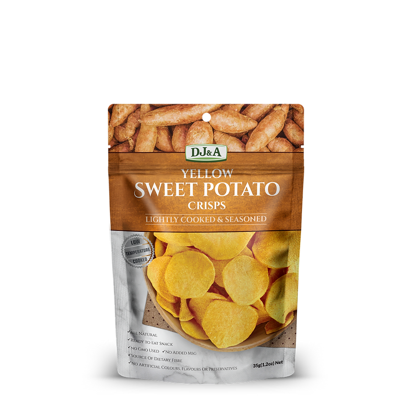 DJ&A Yellow Sweet Potato Crisps 55g – Health Nuts Australia