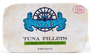 MAR Tuna Fillets In Organic Extra Virgin Olive Oil 120g, Product Of Po ...