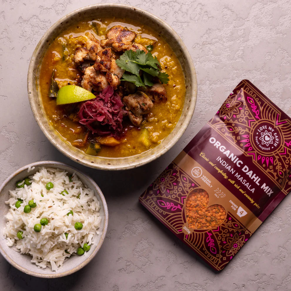 Love My Earth Organic Dahl Mix 200g, Indian Masala Classic & Comfortin ...