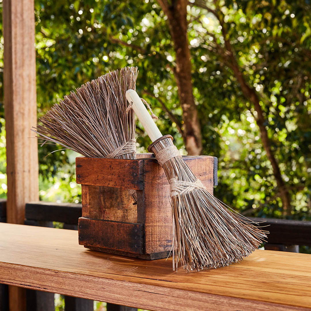 Eco Max Mini Coconut Palm Broom, Small Size, Plastic Free & 100% Natur ...